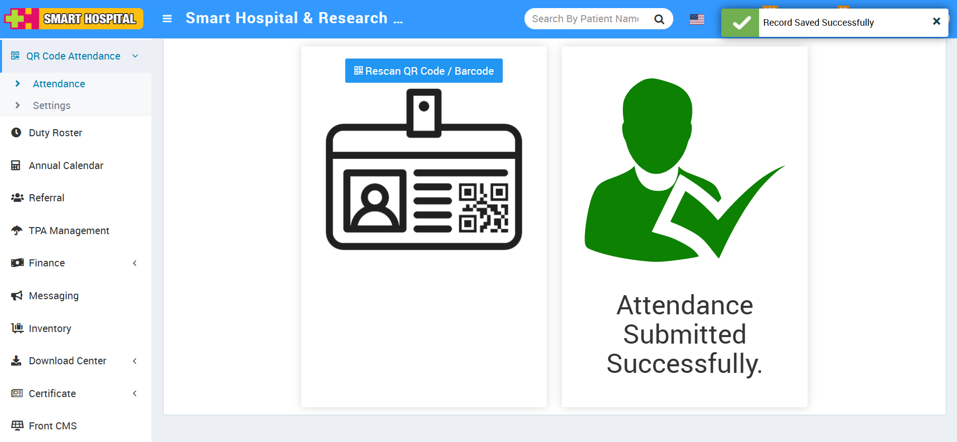 How to enable the auto attendance and mark the attendance of hospital ...