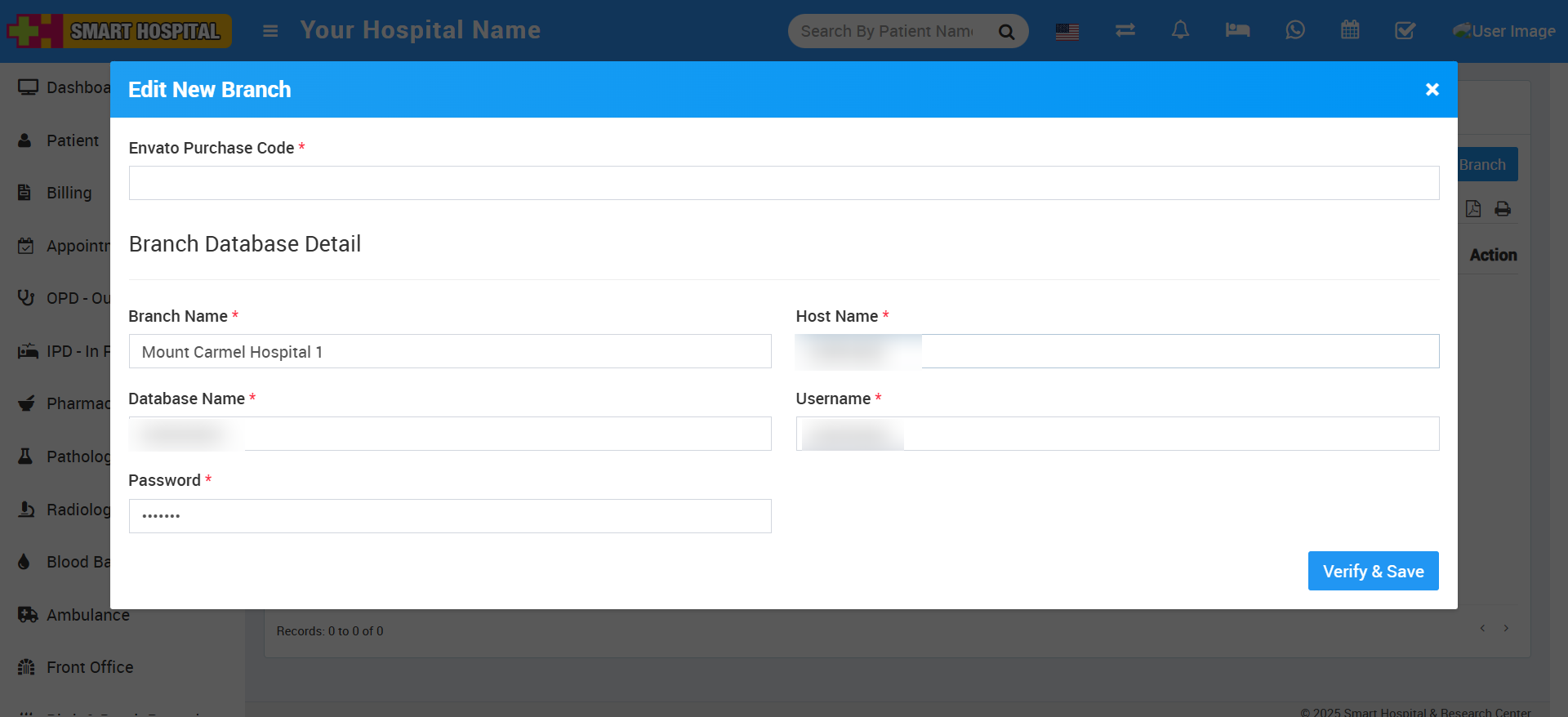 How to edit a branch? - Smart Hospital : Hospital Management System by ...
